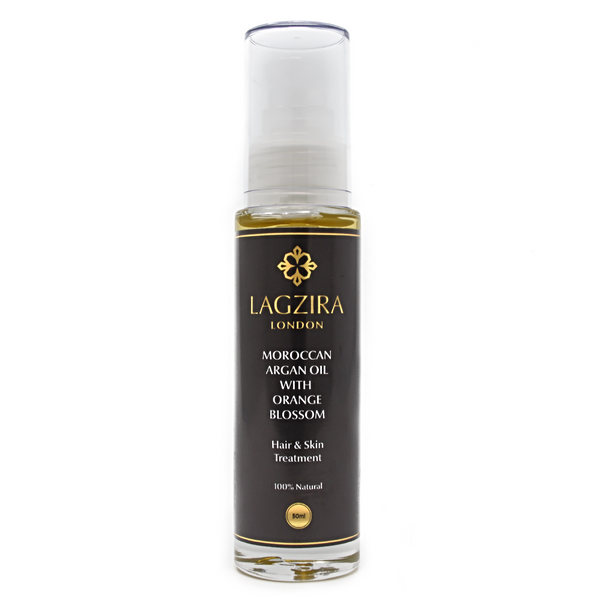 Organic Moroccan Argan Oil With Orange Blossom 50ml | Lagzira London